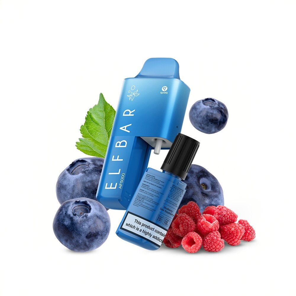 Elf Bar - AF5000 - Blueberry Sour Raspberry - 20mg/ml - 5 Stück
